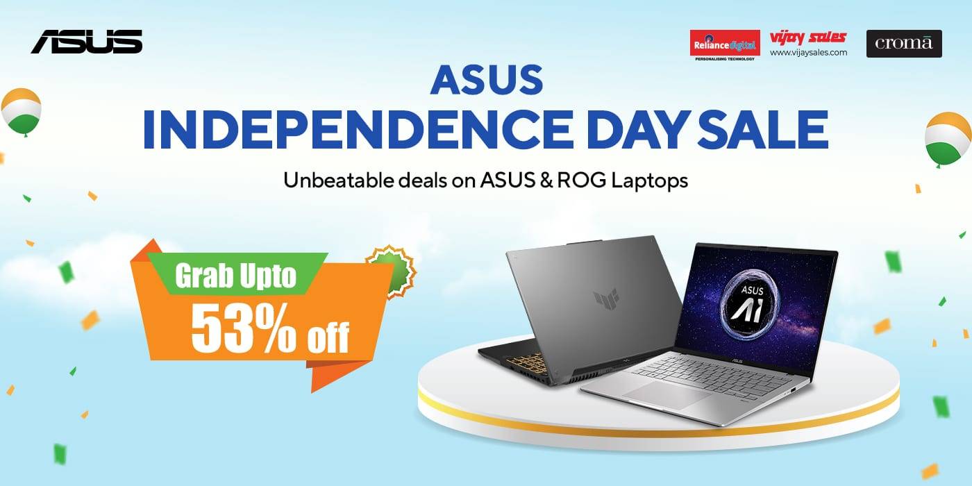 ASUS Rolls Out Special Laptop Offers for Independence Day 2025 with up ...