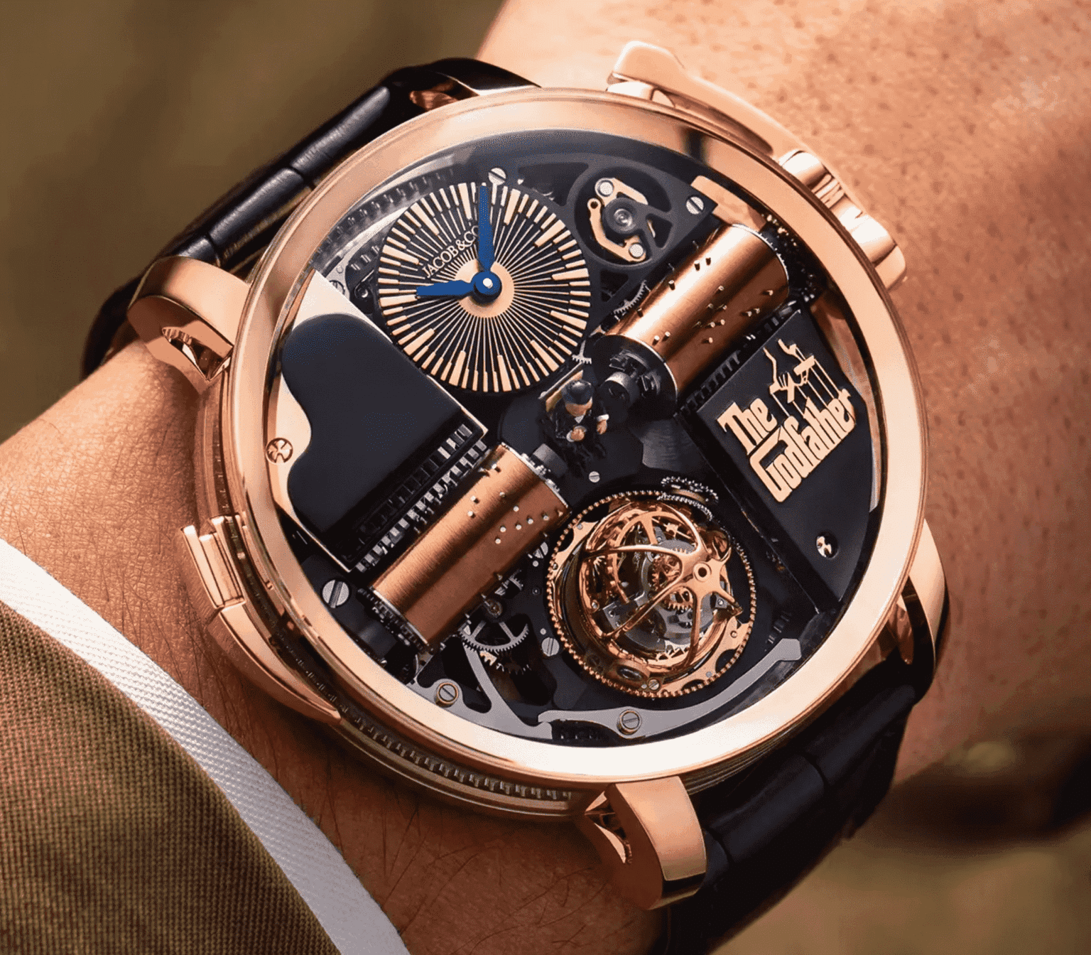 Jacob & Co. Opera Godfather Musical Watch Rose Gold OP110.40.AG.A - A ...