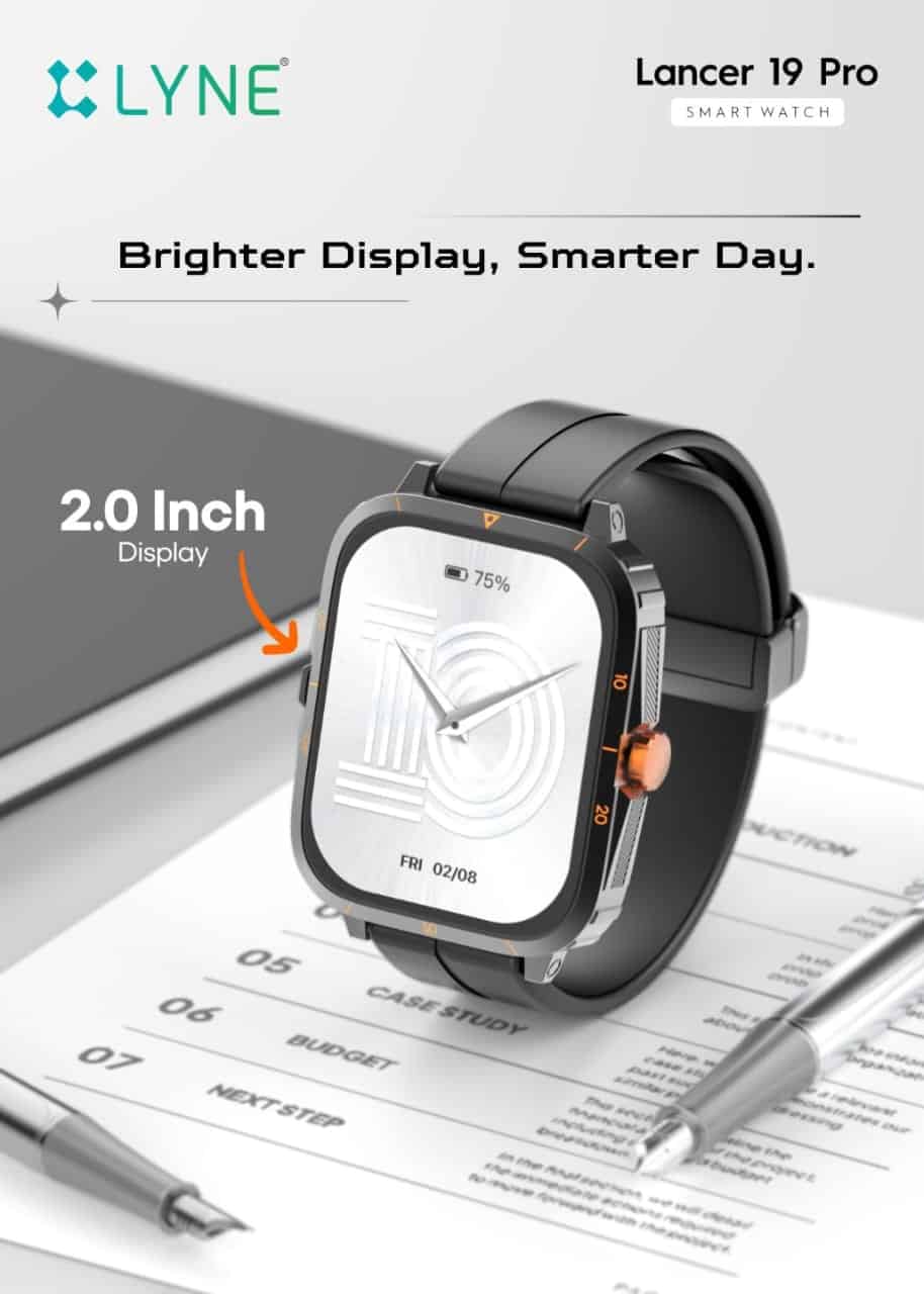 Lyne Originals Expands Its Wearables Portfolio with the Lancer 19 Pro ...