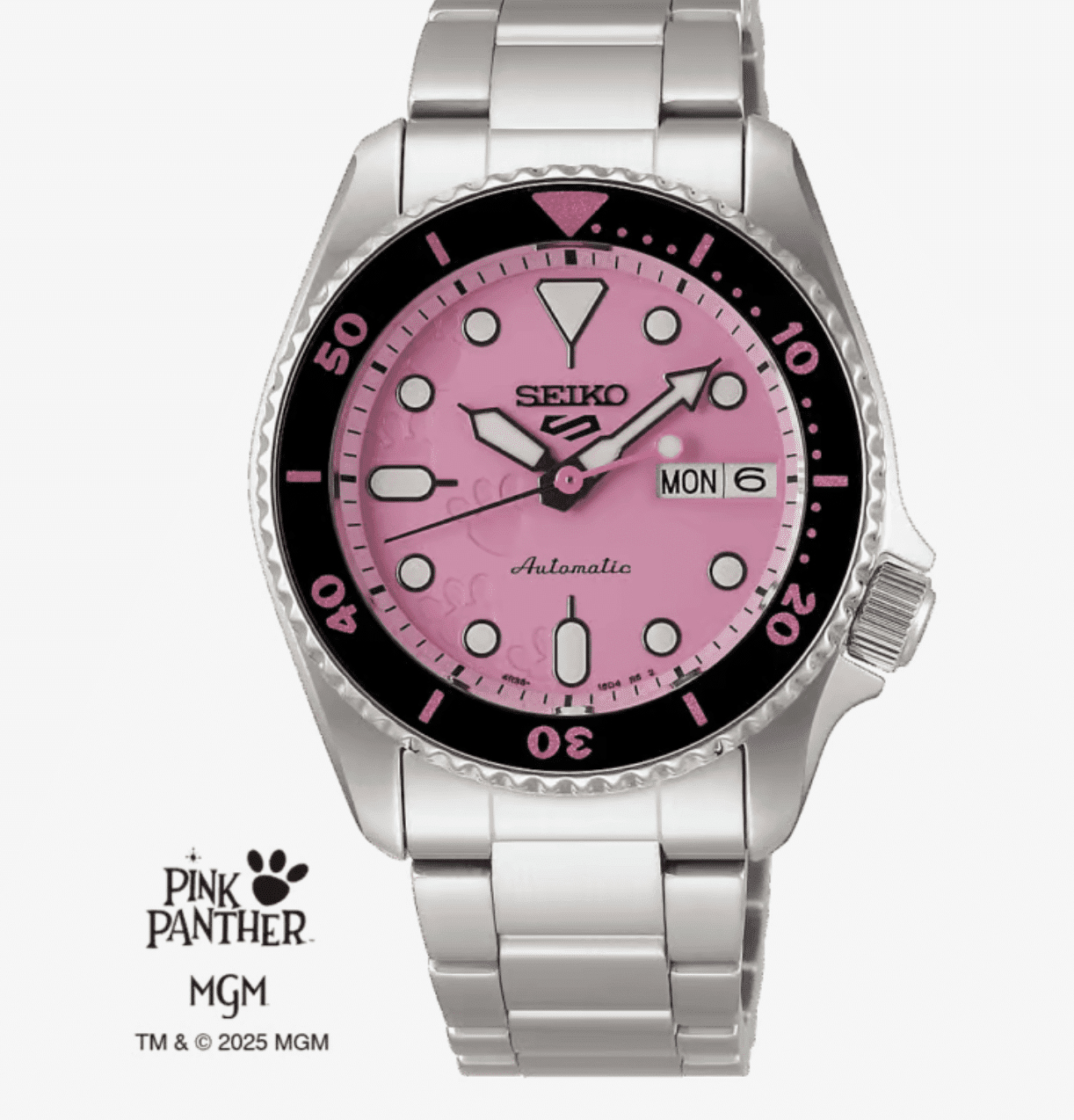 Seiko 5 Sports x Pink Panther Limited Edition : A Bold Fusion of ...